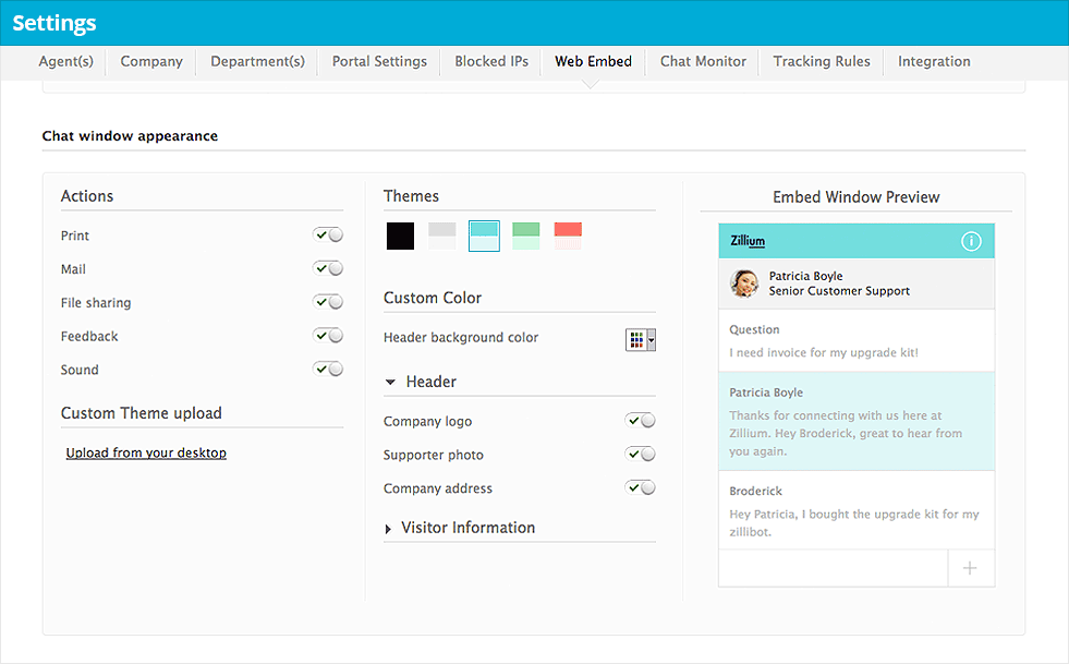 Fast and simple setup | Easily customizable | Live chat software for ...